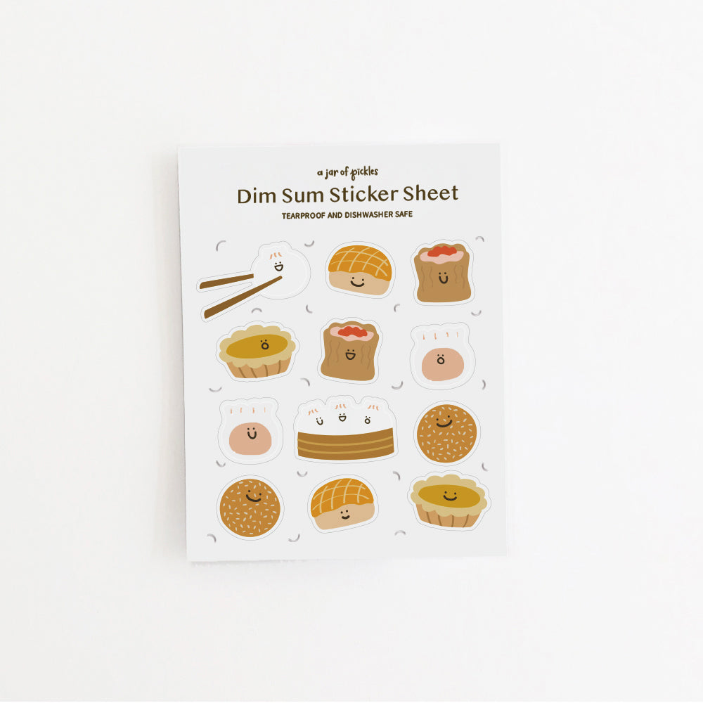 Dim Sum Sticker Sheet – A Jar of Pickles