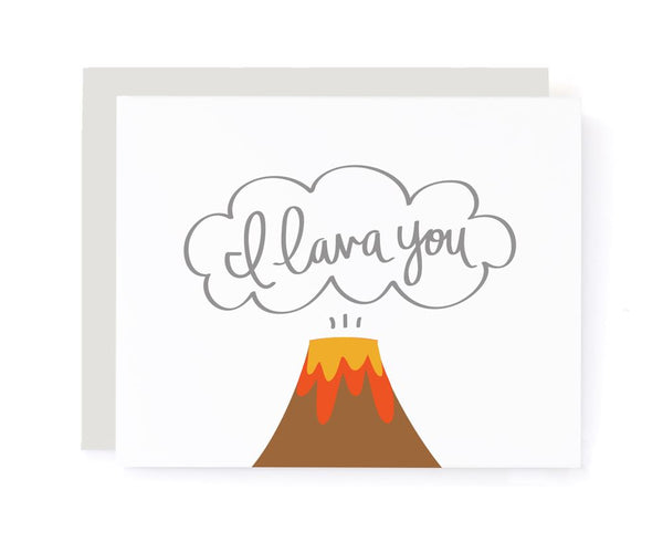I Lava You Volcano Love Card – A Jar of Pickles