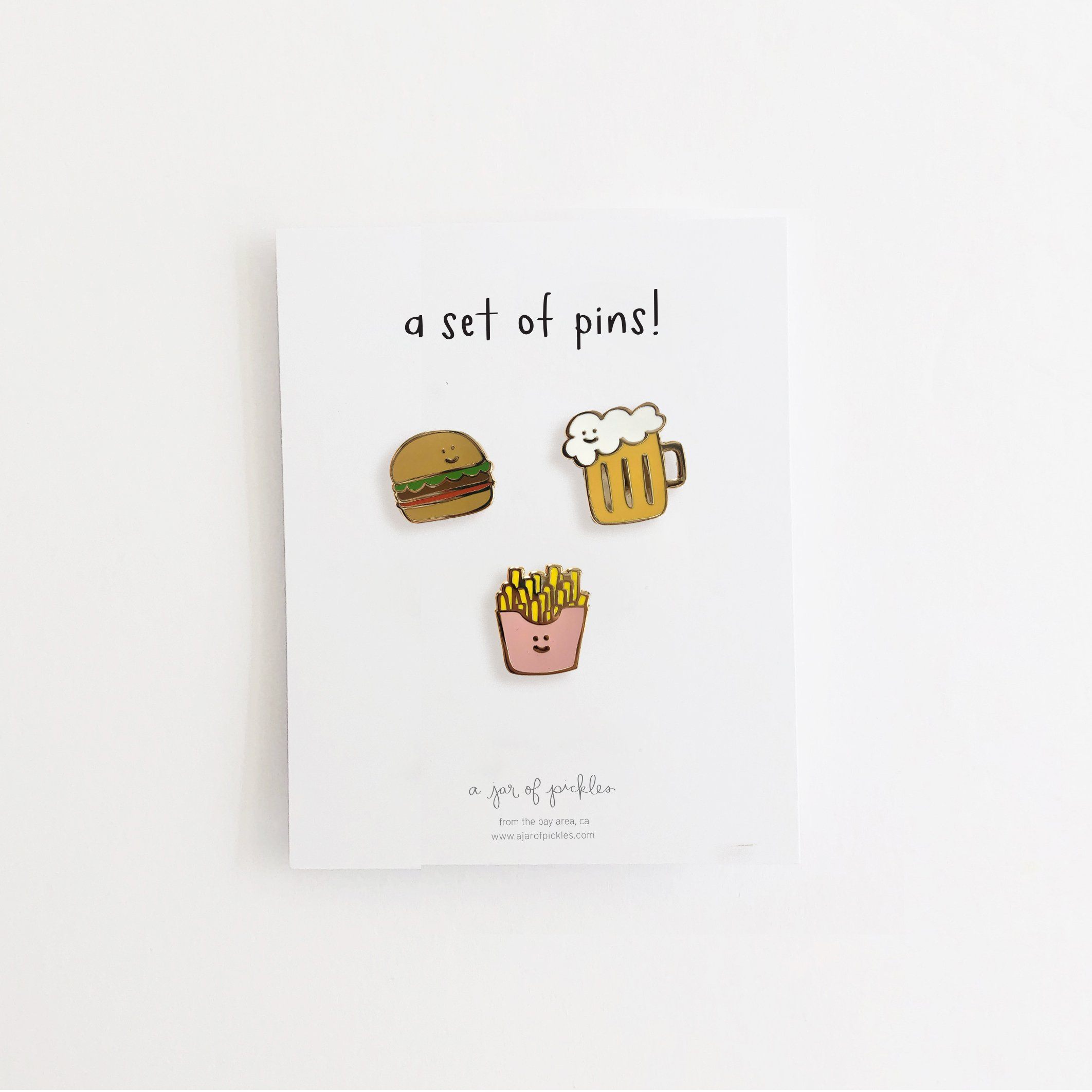 Happy Hour Pin Set of 3 – A Jar of Pickles