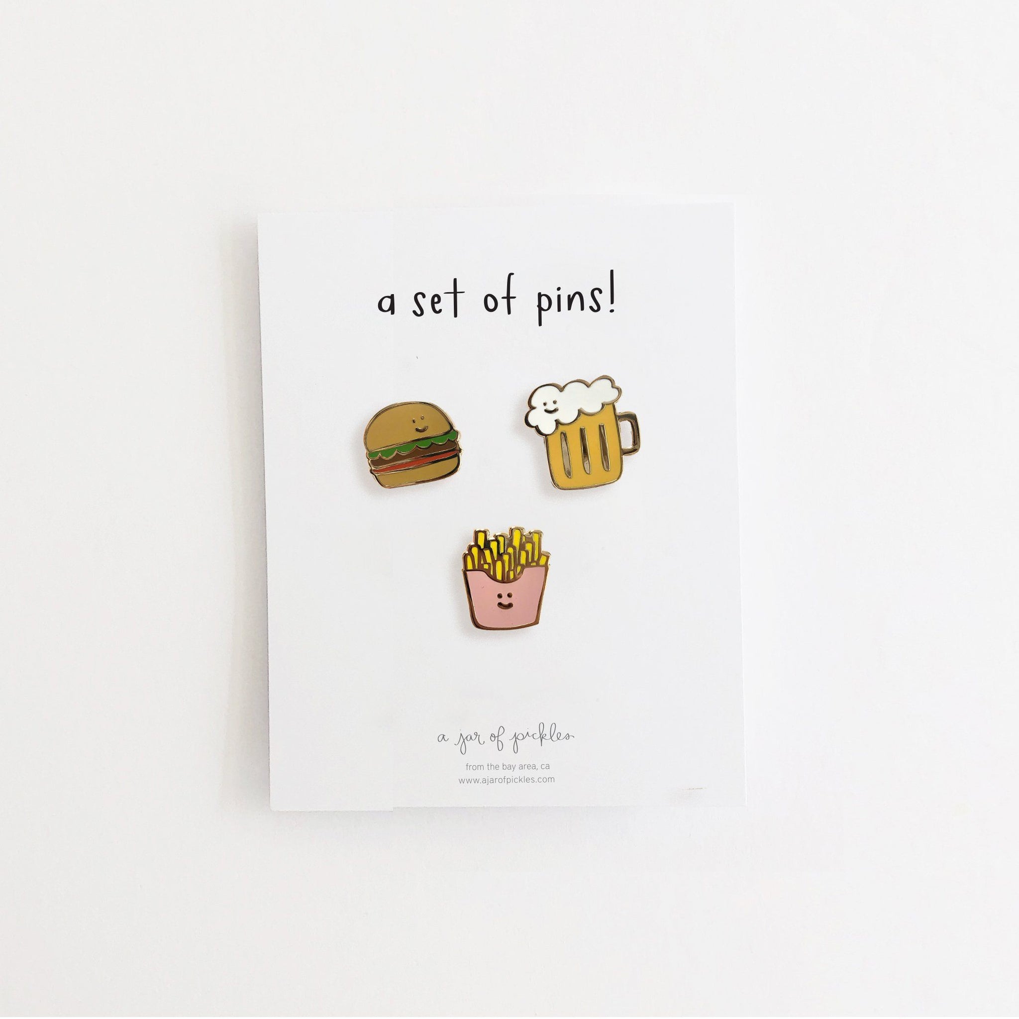 Happy Hour Pin Set of 3 – A Jar of Pickles