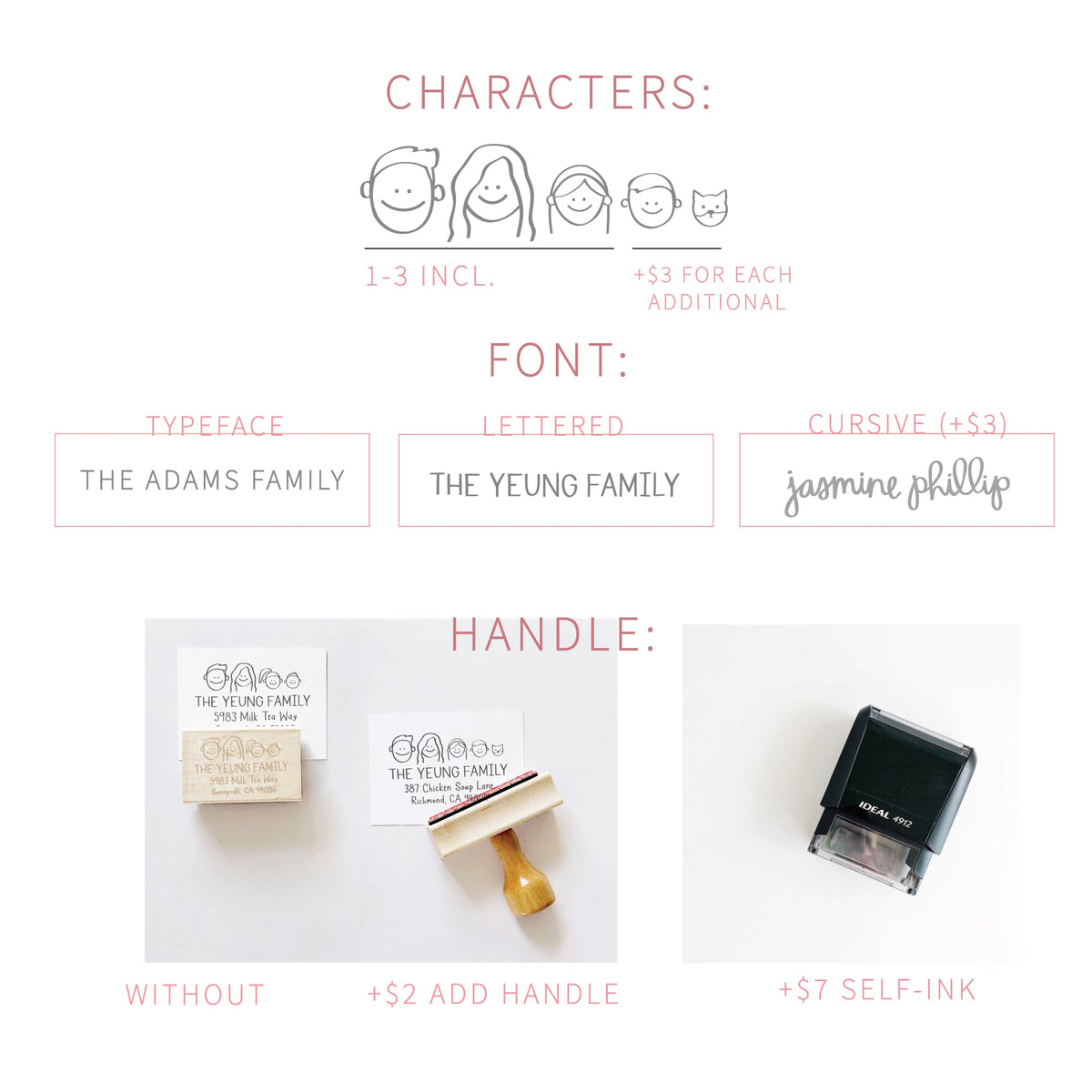 Custom Stamp: Family Portrait – A Jar of Pickles
