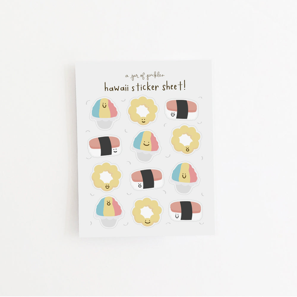 A Jar of Pickles | Mini Sticker Sheets Asian Food Inspired
