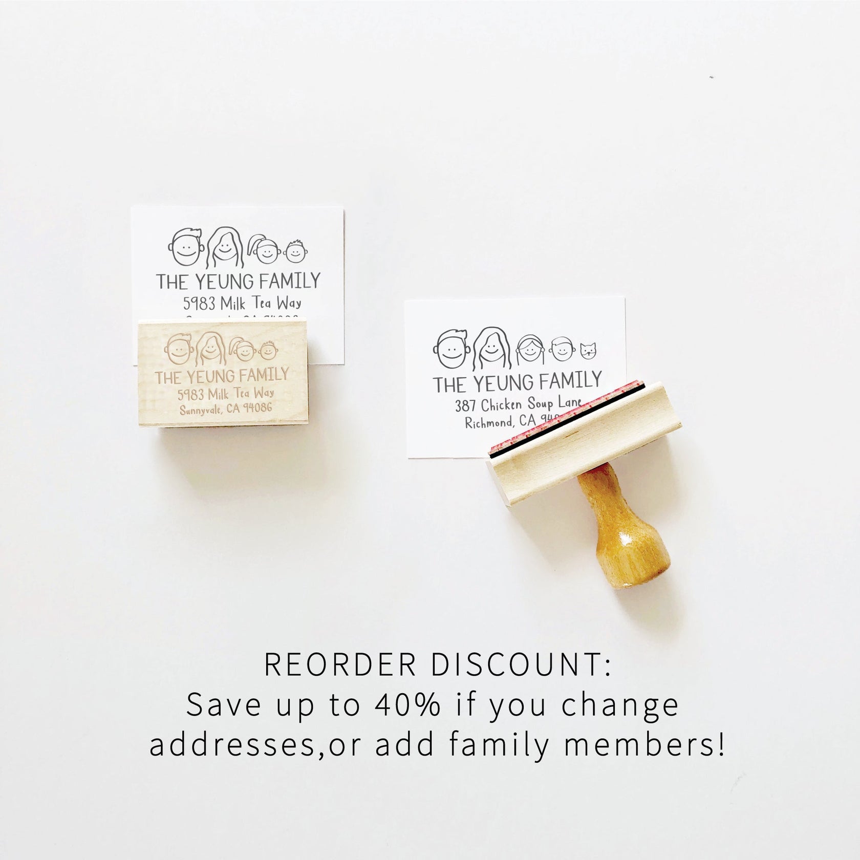 A Jar of Pickles | Personalized Stamp with Address