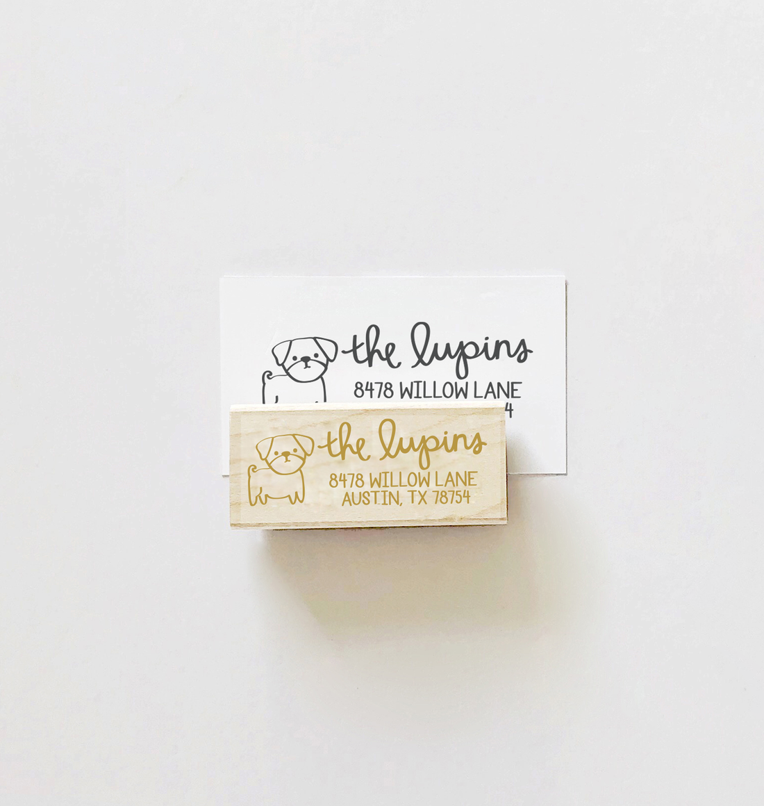 A Jar of Pickles | Personalized Stamp with Address